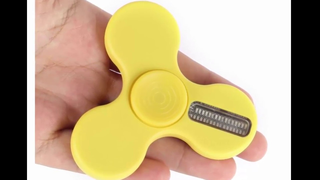 Best Smart LED Android APP Control Fidget Spinner Review - YouTube