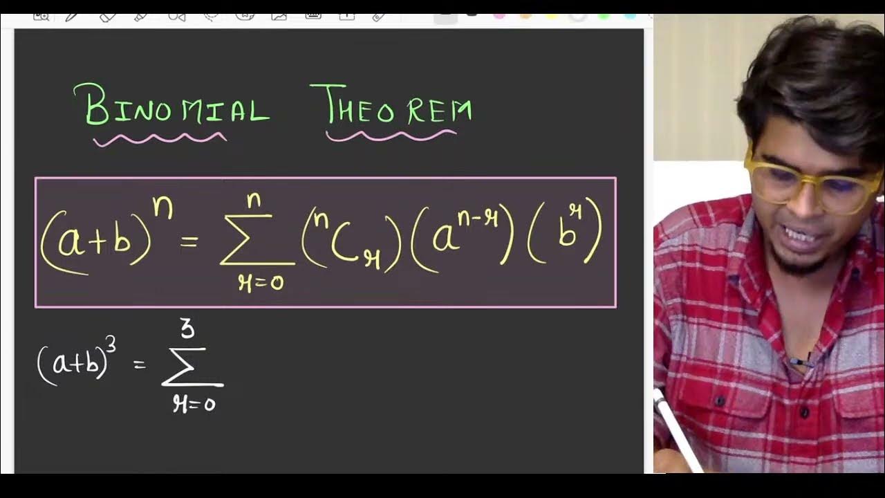 Binomial Theorem Lec-1 | Class 11th Maths NCERT | By Harshvardhan Sir - YouTube
