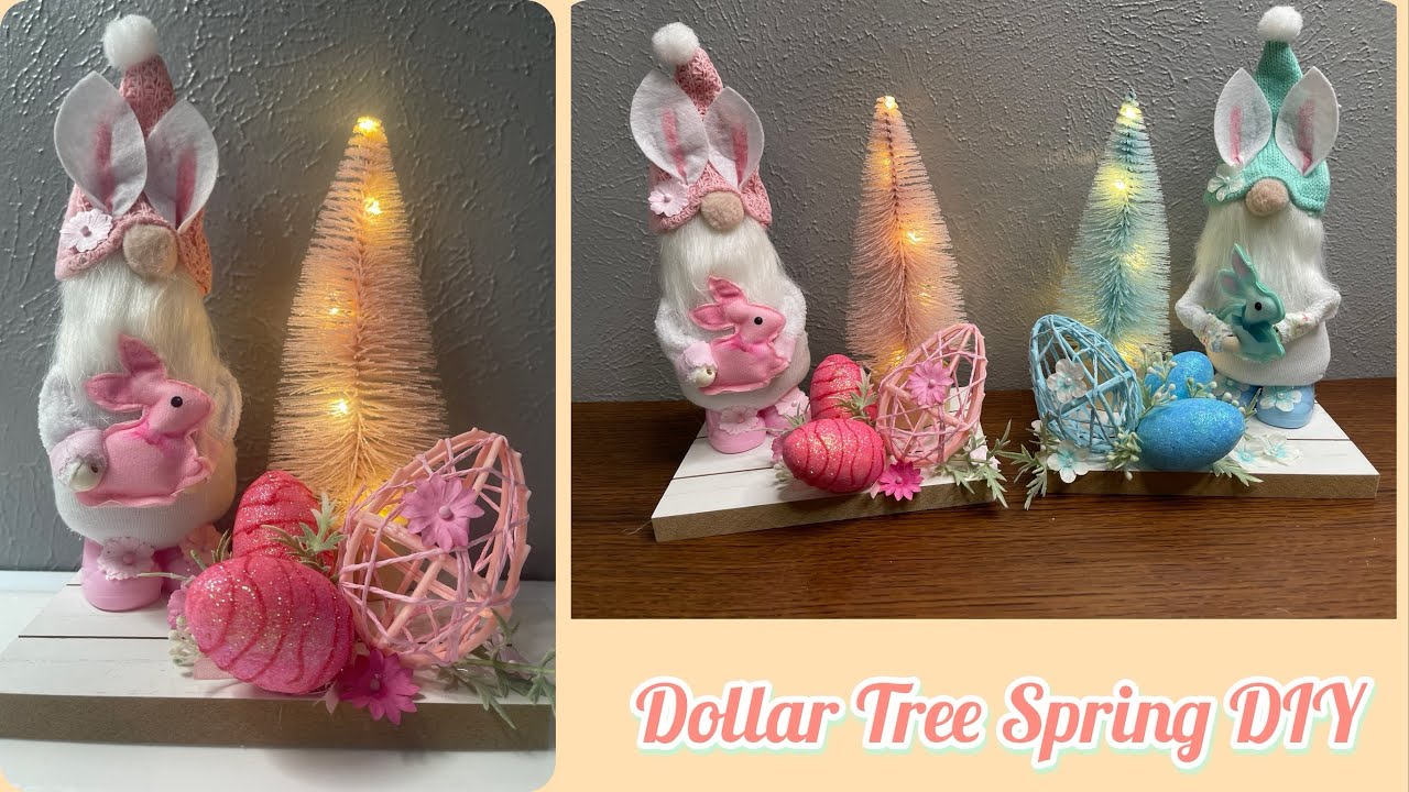 Dollar Tree Spring DIY - YouTube