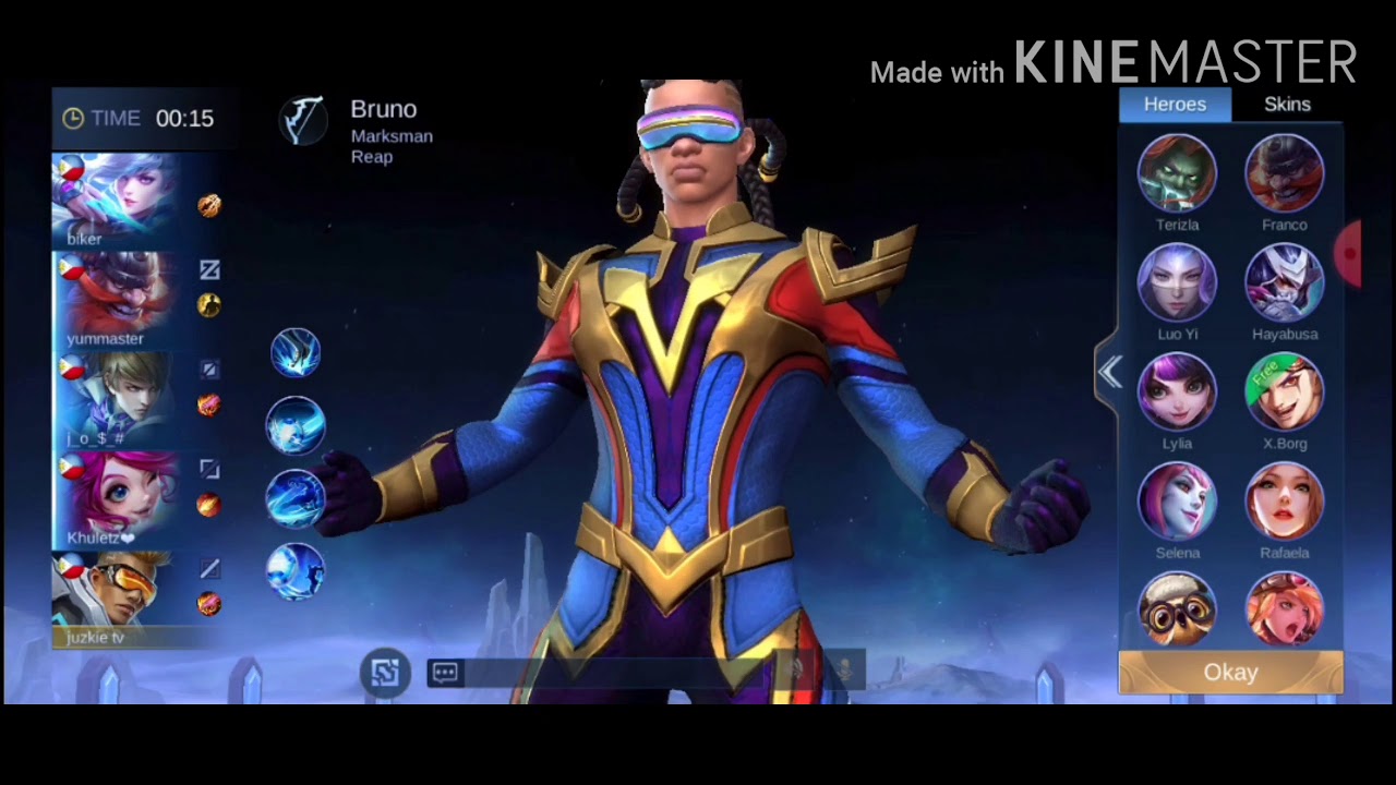 UNLOCKED ALL SKIN AG INJECTOR | ATLAS PATCH | MOBILE LEGENDS : BANG ...