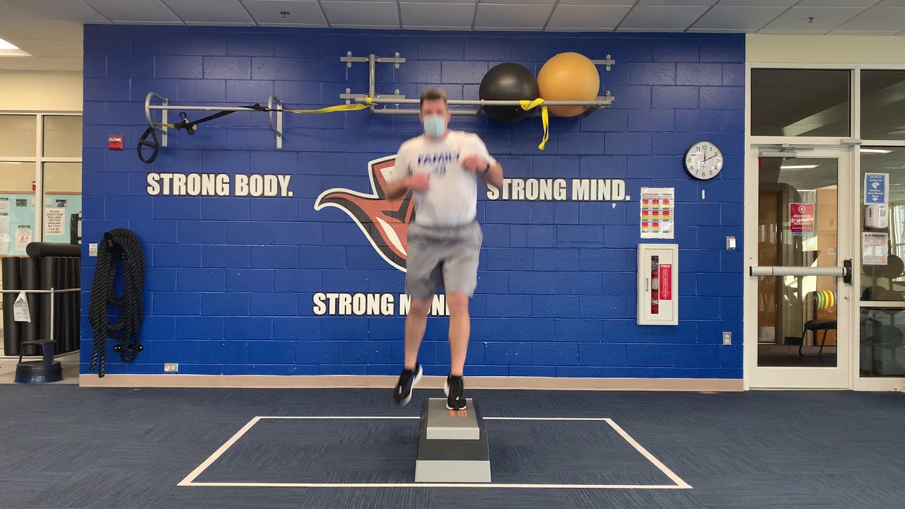 Alternating Lateral Step Up Jump No CM - YouTube