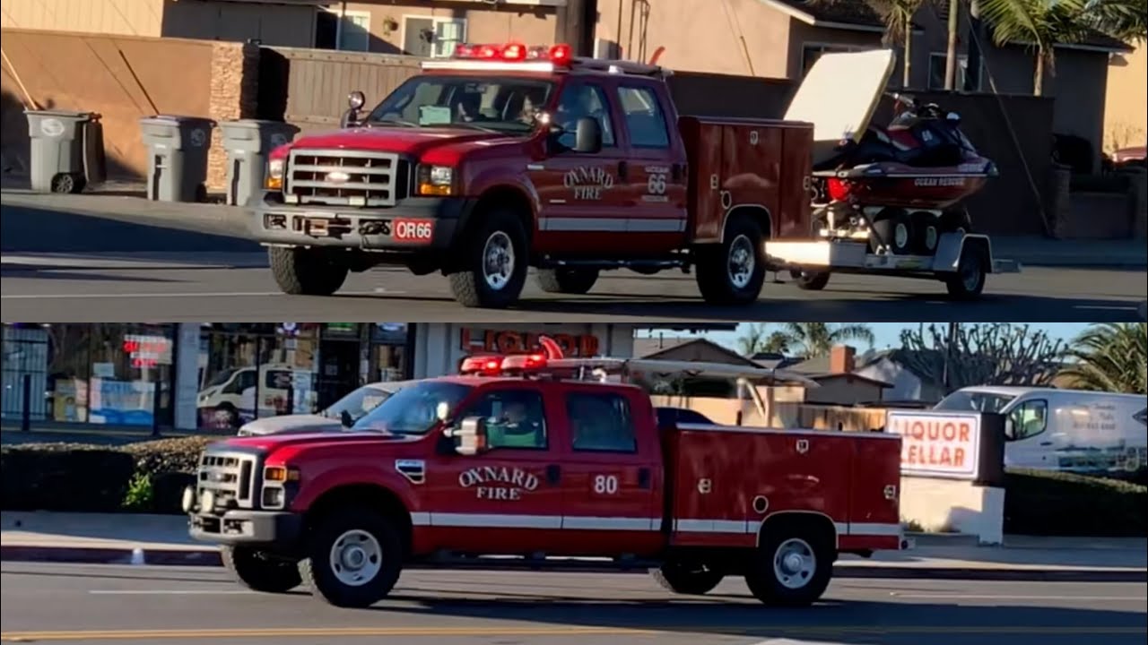 *VERY RARE* Oxnard Fire Dept. Ocean Rescue 66 & Squad 80 ( Reserve ...