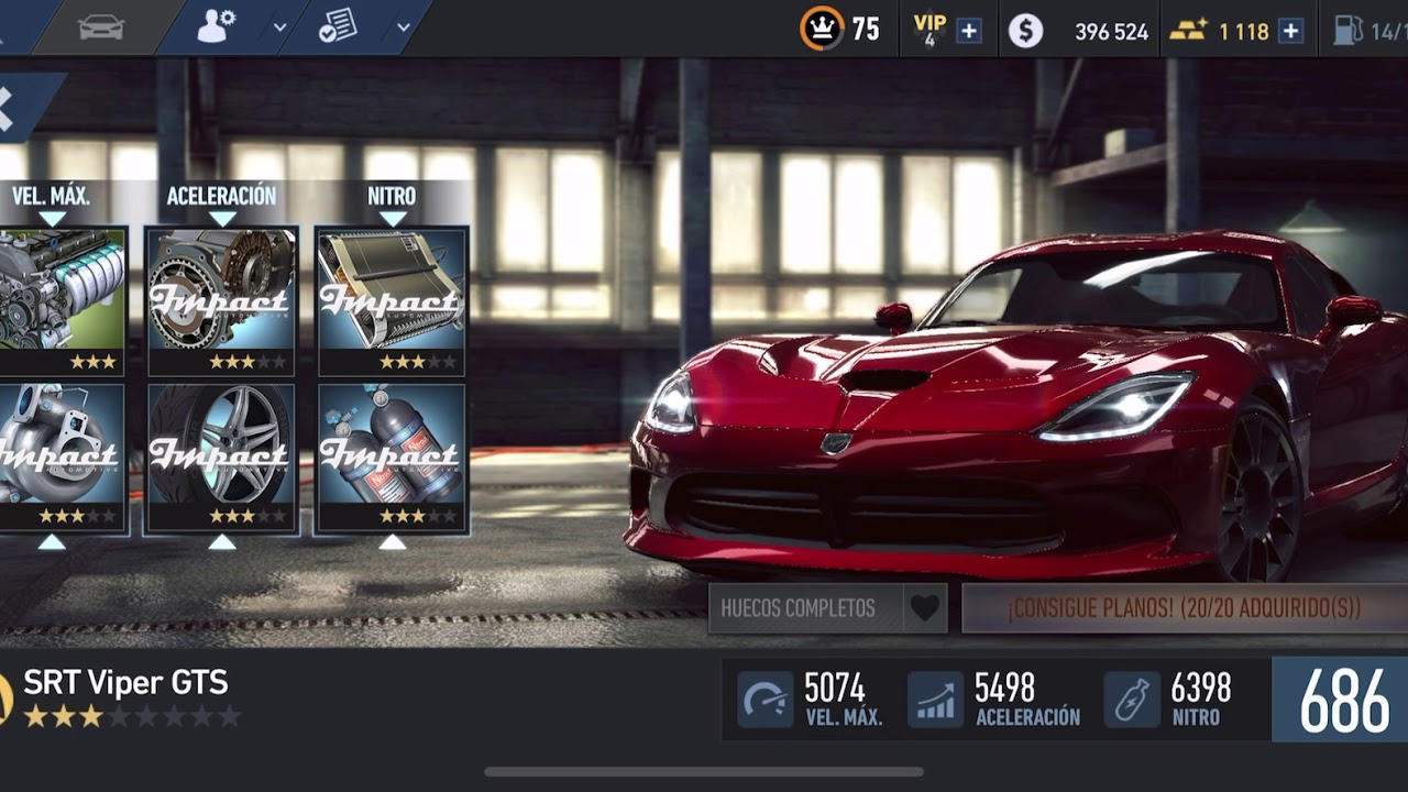 Need for speed no limits SRT Viper GTS - YouTube