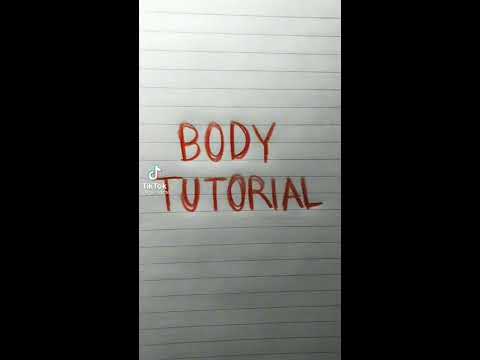 How To Draw Body Tutorial | Tiktok Shorts - YouTube