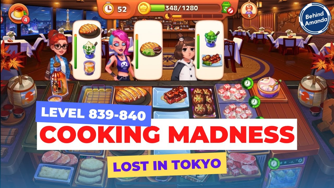 COOKING MADNESS LEVEL 839-840 WALKTHROUGH INDONESIA - YouTube