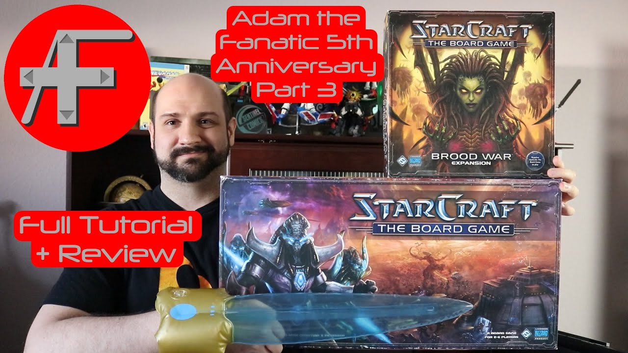 AtF 5th Anniversary part 3:StarCraft the Board Game + Brood War ...