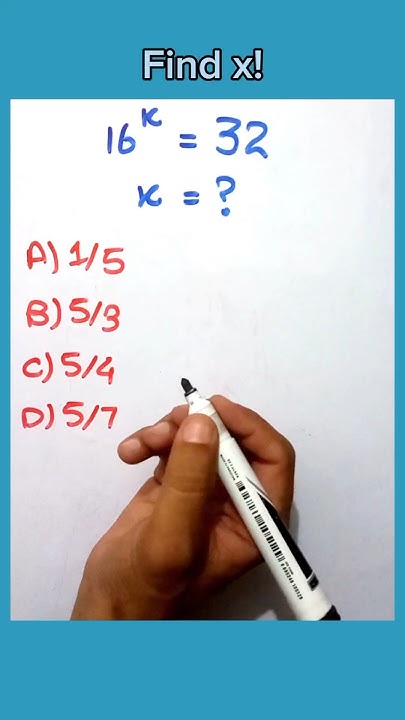 Exponential math problem with base 2 #shorts #maths #exponential - YouTube