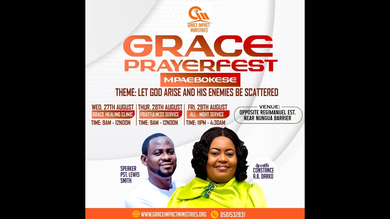 GRACE PRAYERFEST MPAEBO KESE || FRUITFULNESS SERVICE || APOSTLE ...