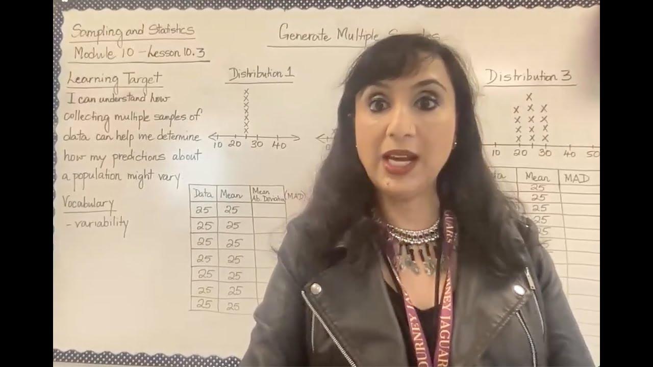 Unit 7--Module 10.3--Generate Multiple Samples-Lesson 43 - YouTube