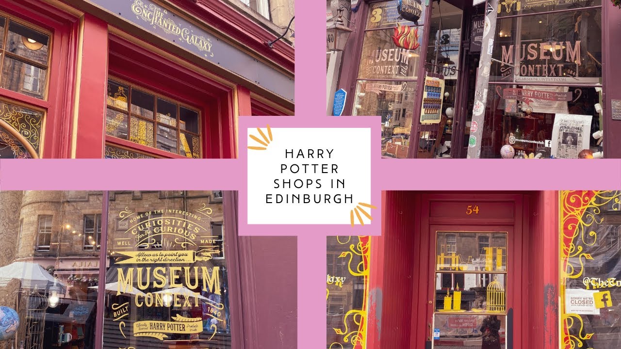 Visiting Harry Potter Shops in Edinburgh | WizardingAlice - YouTube