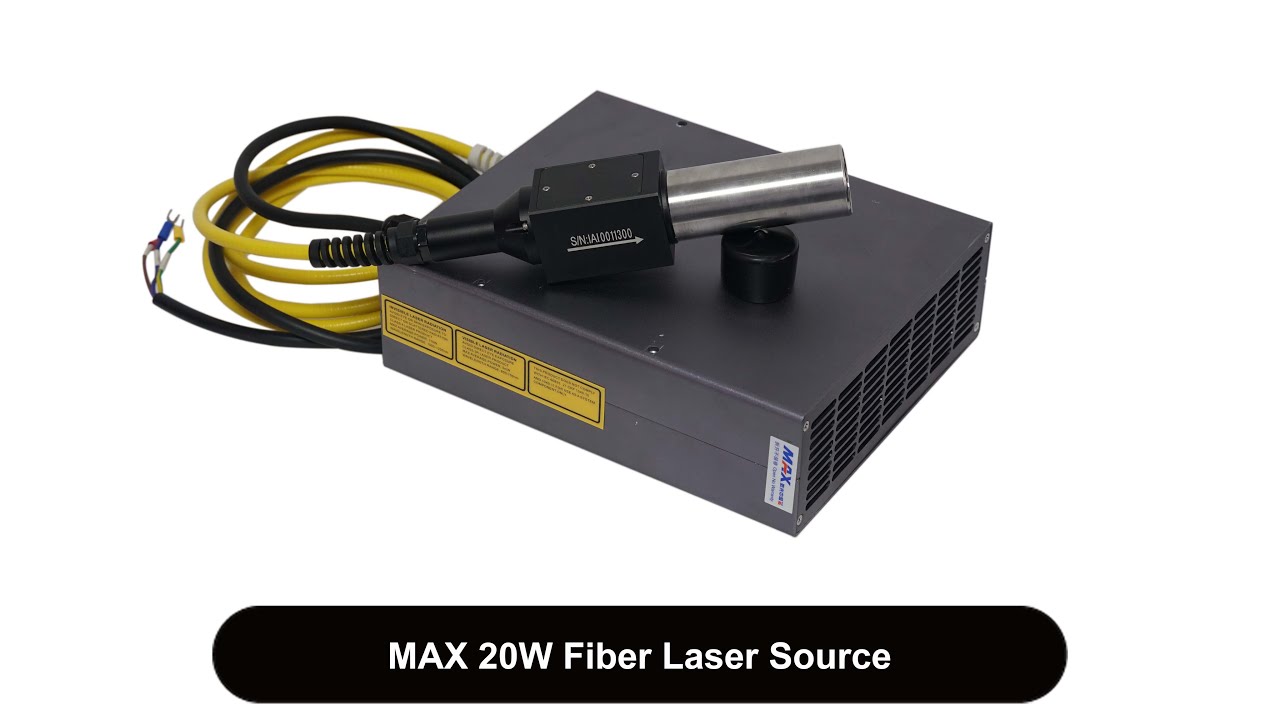 MAX 20W Fiber Laser Source MASTER LASER - YouTube