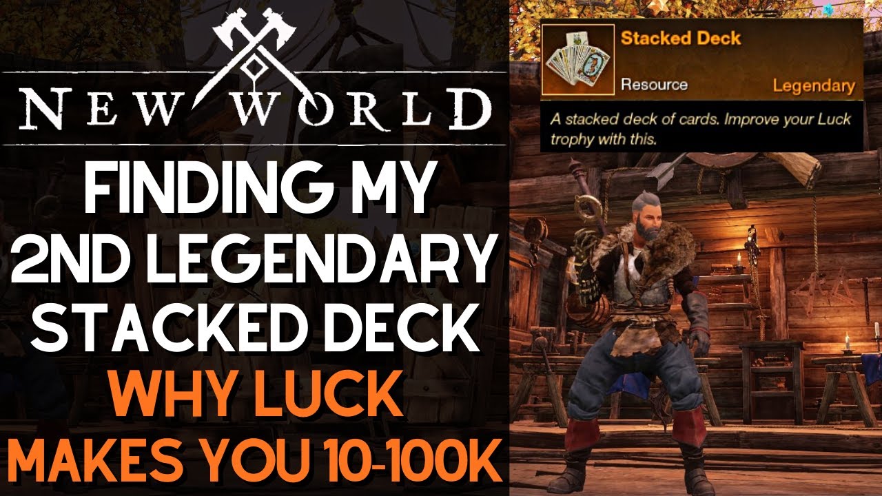 Found My 2nd Legendary Stack Deck In New World | Why Luck Can Make You ...