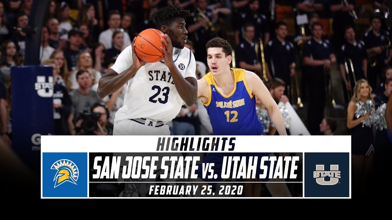 San Jose State vs. Utah State Basketball Highlights (2019-20) | Stadium ...
