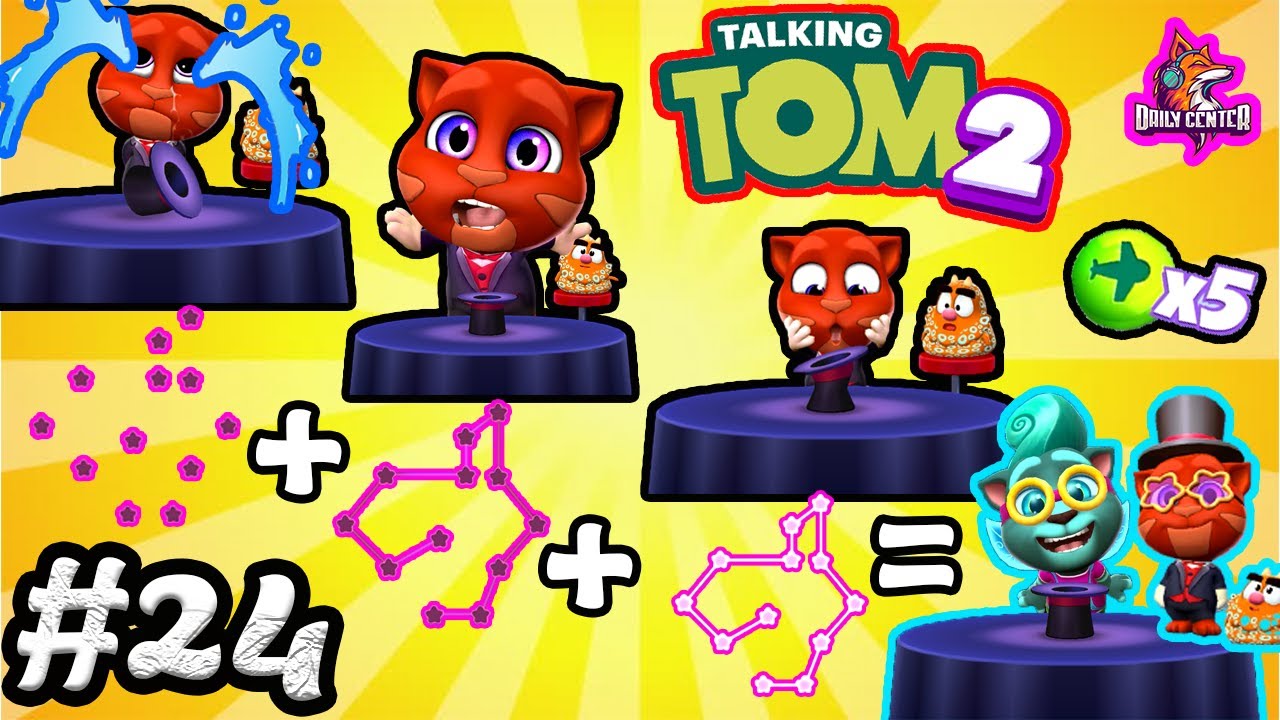 Talking tome 2😼Trying To Be Magician🎩Gameplay Walkthrough 24 Opening 9 ...