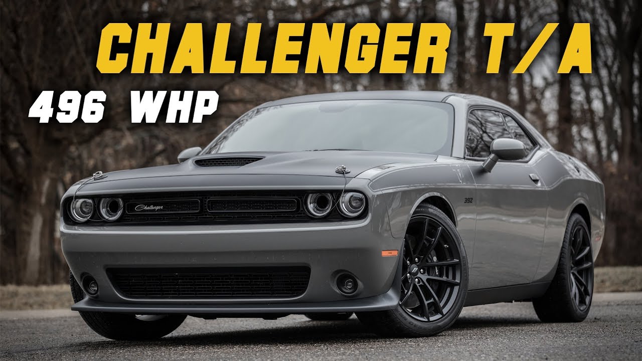 2017 Dodge Challenger T/A Stage 2 Cam Package Dyno | 496 whp - YouTube