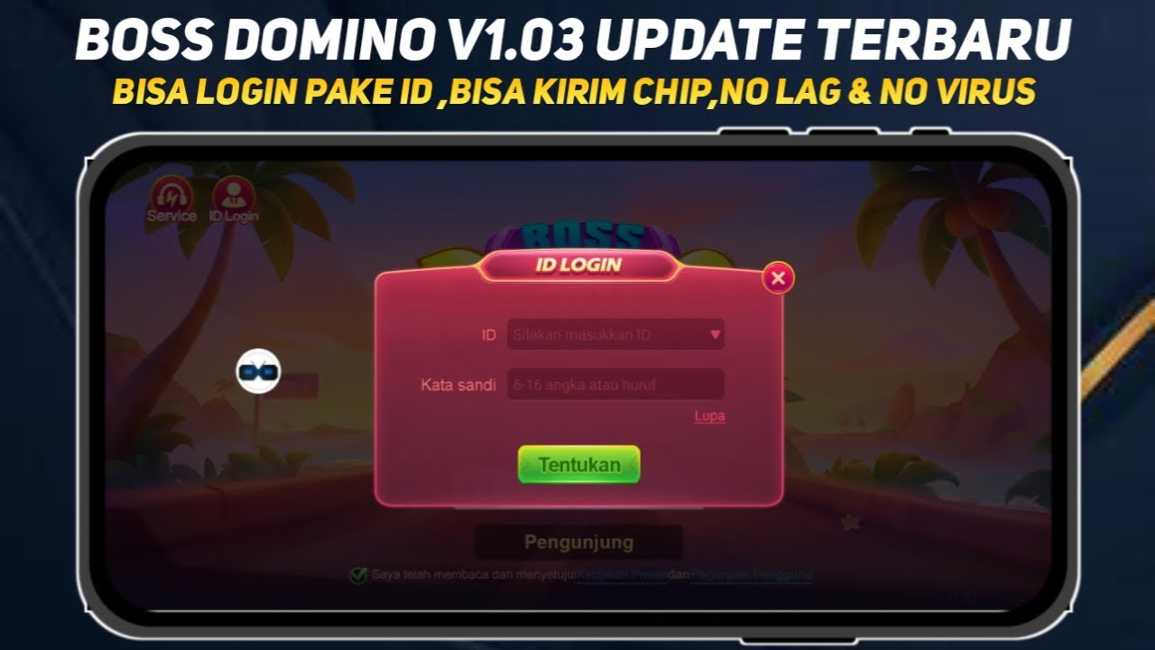 RESMI UPDATE TERBARU! BOSS DOMINO V1.03 LOGIN PAKE ID MOD X8 SPEDEER ...