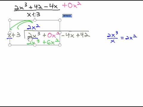 Long Division of Polynomials - Hard (missing terms and out of order ...