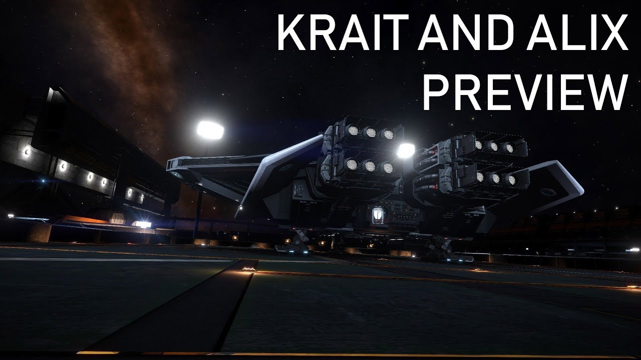 Elite Dangerous - Krait MK2 and Alix COVAS Preview - YouTube