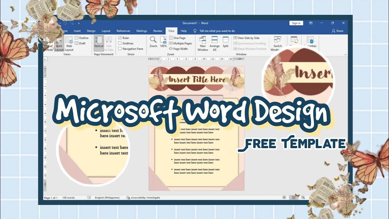 [1] Aesthetic Vintage | Ms Word Design Ideas (Free Template) | Charlz ...