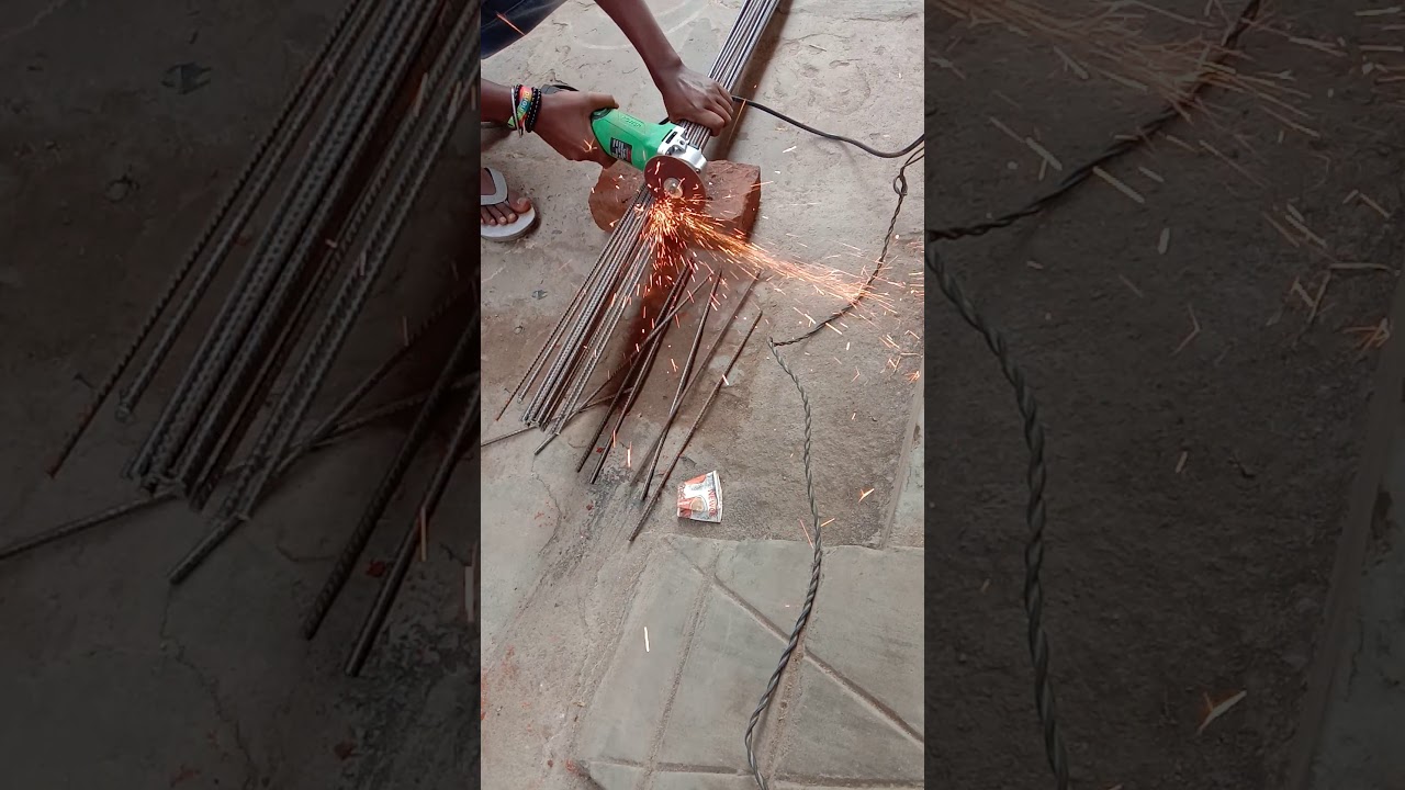 Iron cutting by cutter machine - YouTube