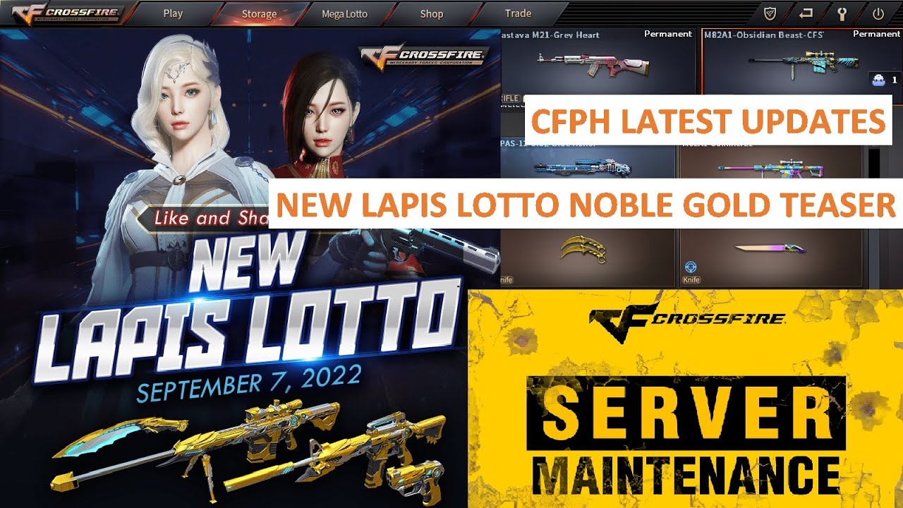 NEW LAPIS LOTTO NOBLE GOLD TEASER CROSSFIRE PH - YouTube