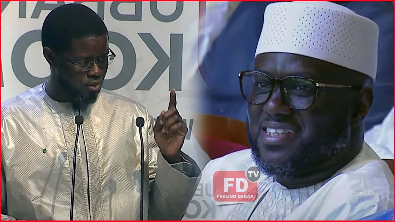 El Malick Ndiaye visiblement séduit par le Pr Diomaye ne cache pas son sourir devant SONKO - YouTube