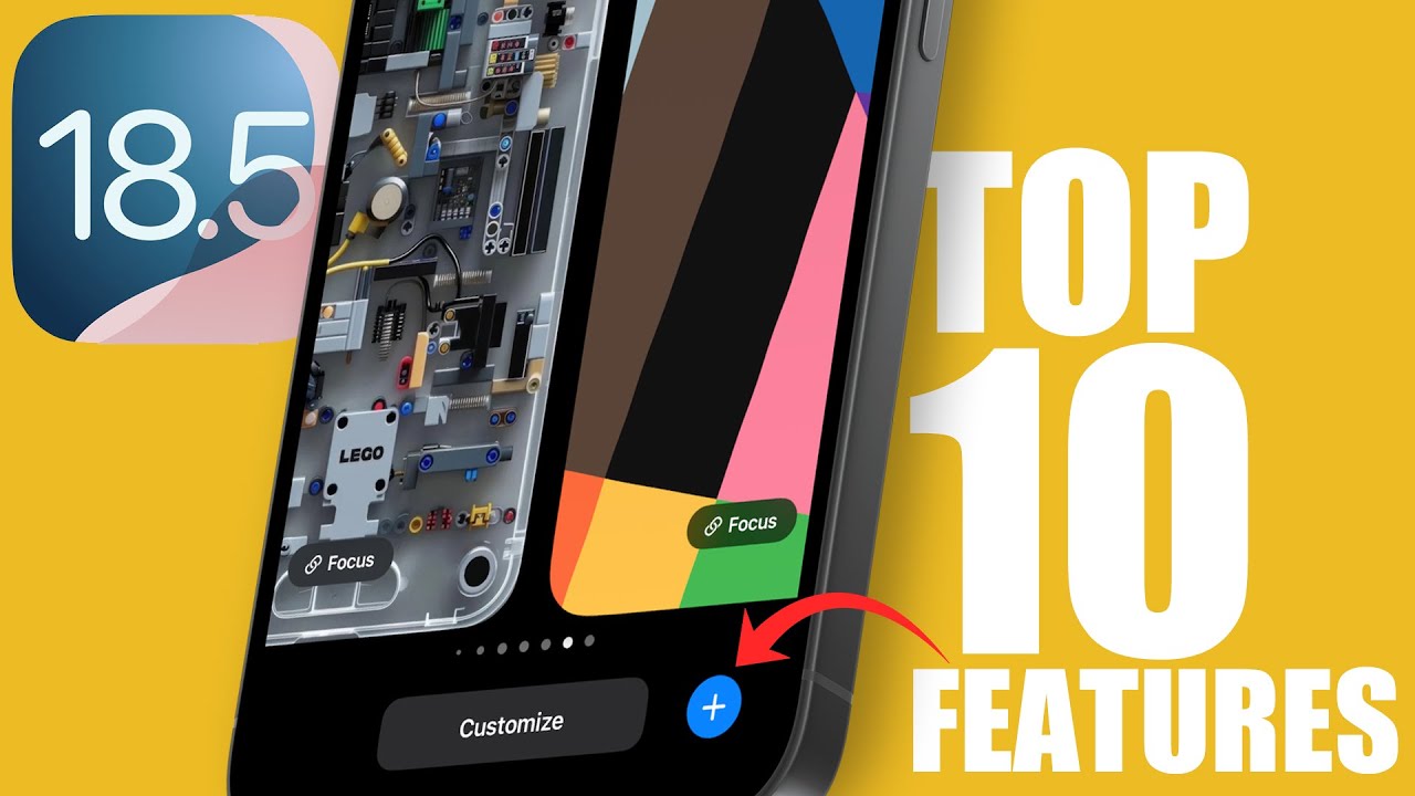 iOS 18.5 - TOP 10 Best FEATURES for iPhone Users ! - YouTube