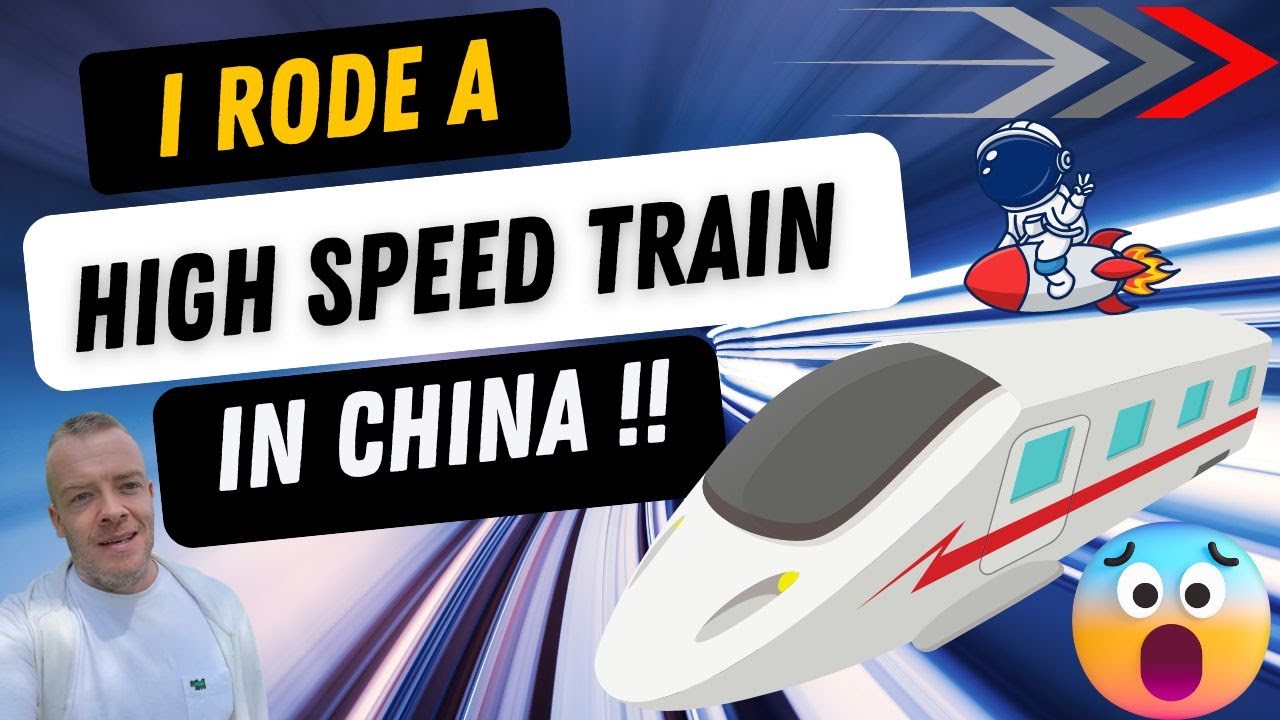 I rode a high speed train in China - YouTube