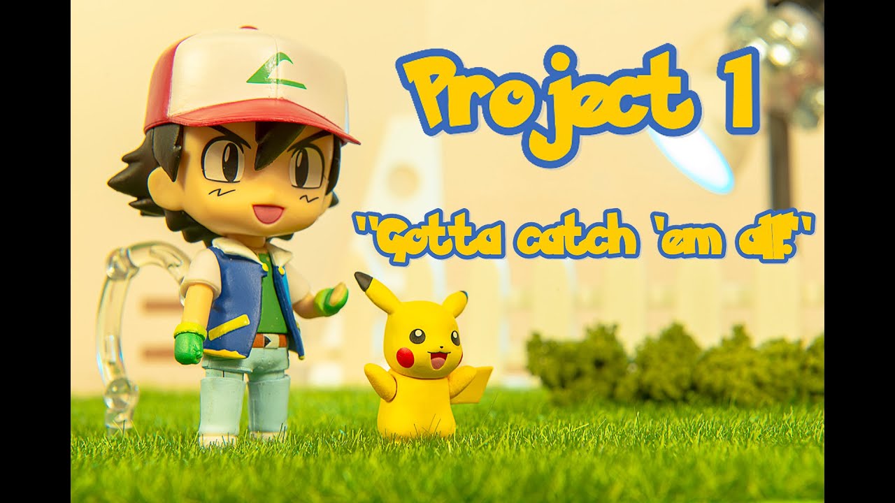 First Project - Pokémon toy photography using a simple custom made ...