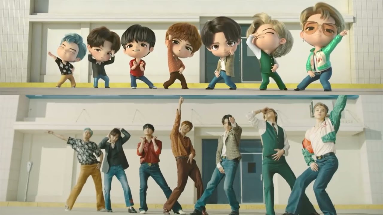 BTS vs Tiny Tan (DYNAMITE) | Group and individual COMPARISON - YouTube