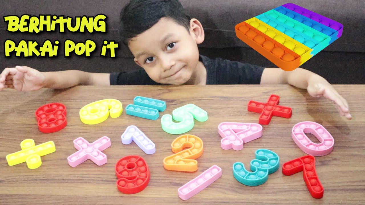Drama Berburu Pop It Unik Bentuk Angka Buat Belajar Berhitung ! - YouTube