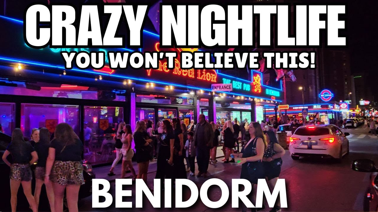 Benidorm Strip is CRAZY at Night... You Won’t Believe What Happens! 😱 ...