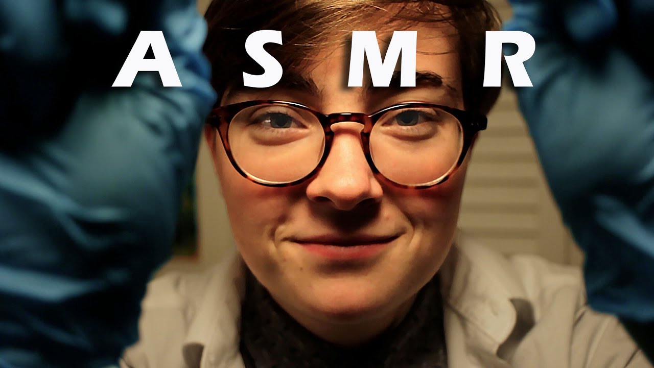 ASMR Medical Roleplay- Cranial Nerve Exam (glove sounds, ear cleaning ...