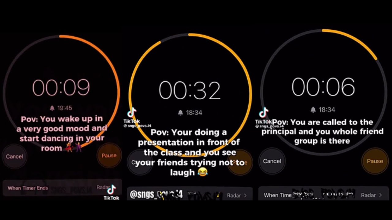 Goofy timer POVS cuz u feel silly :) - YouTube