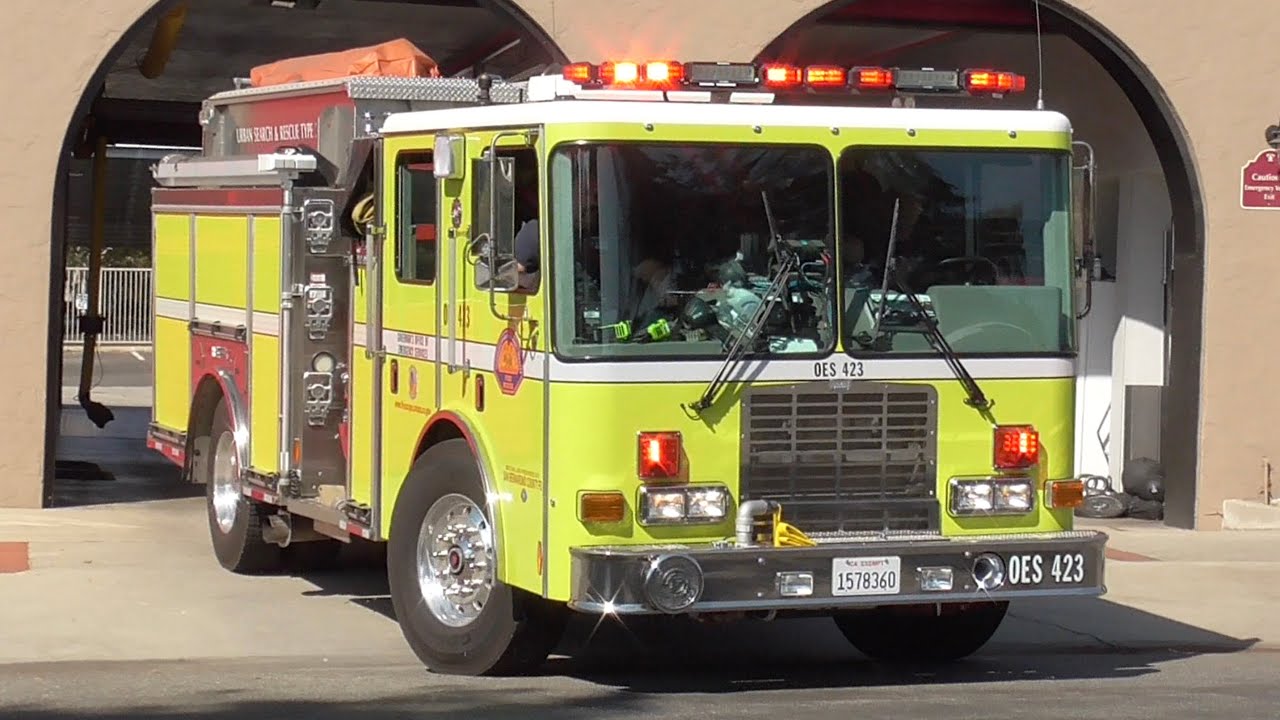 *RARE* Cal OES Engine 423 Responding - YouTube