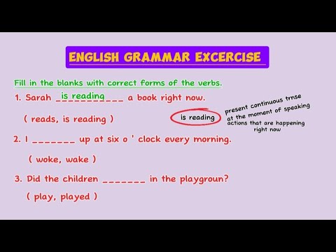 Correct Form of Verbs | Correct Form of Verb in English | English ...