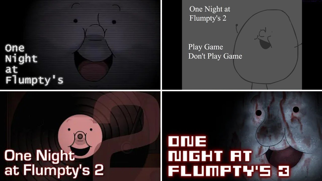 One Night at Flumpty's 1,April Fools Edition,2,3 - Full Walkthrough 100 ...
