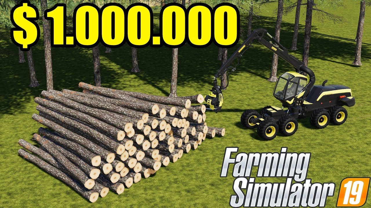Farming Simulator 19 [ $1.000.000 FORESTRY ] TREE PLANTING , CUTTING ...