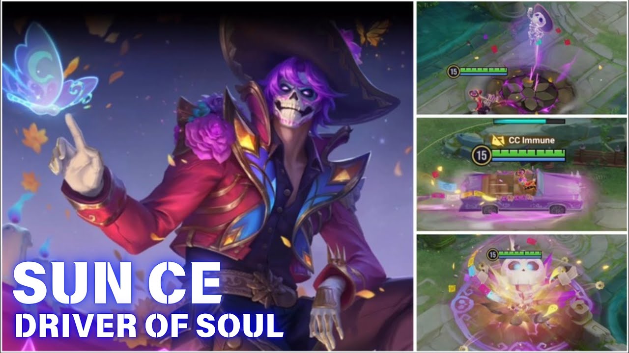 Sun Ce Driver Of Soul Honor of Kings New Skin Spotlight | Honor of ...