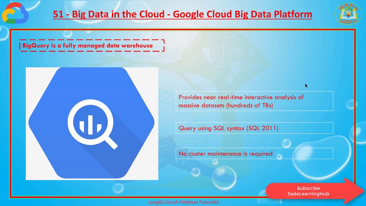 51 - Google Cloud Big Data Platform - BigQuery - YouTube