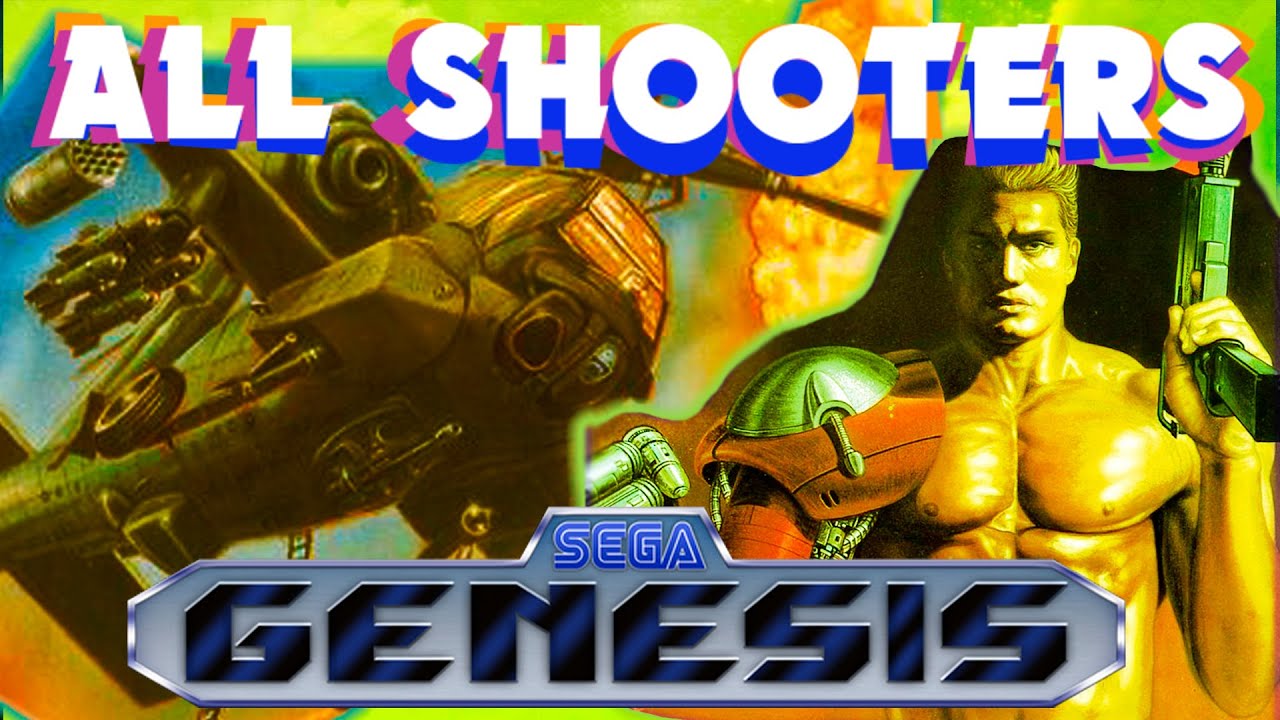 All 45 SHOOTER Games Sega Genesis / Mega Drive - YouTube