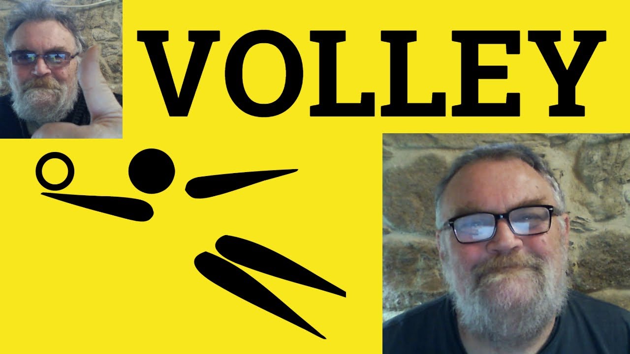 😎 Volley meaning - Volley Examples - Volley Definition - GRE Vocabulary - Volley - YouTube