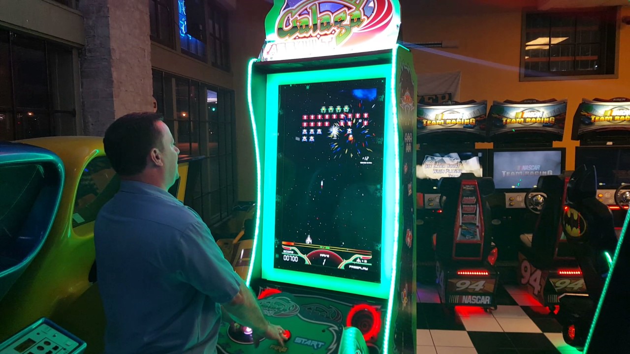 New Galaga Assault Video Game at Joystix - YouTube