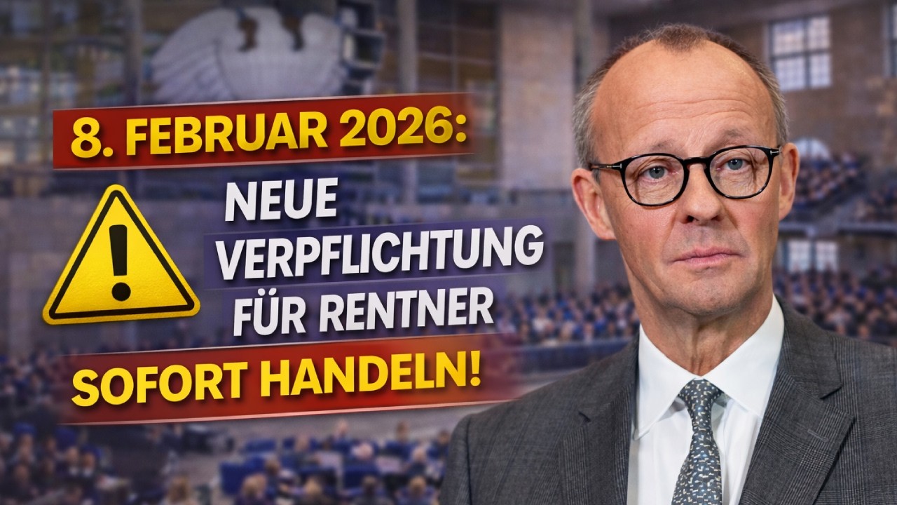 ⚠️ 8. Februar 2026: Neue Verpflichtung für Rentner – Sofortiges Handeln ...