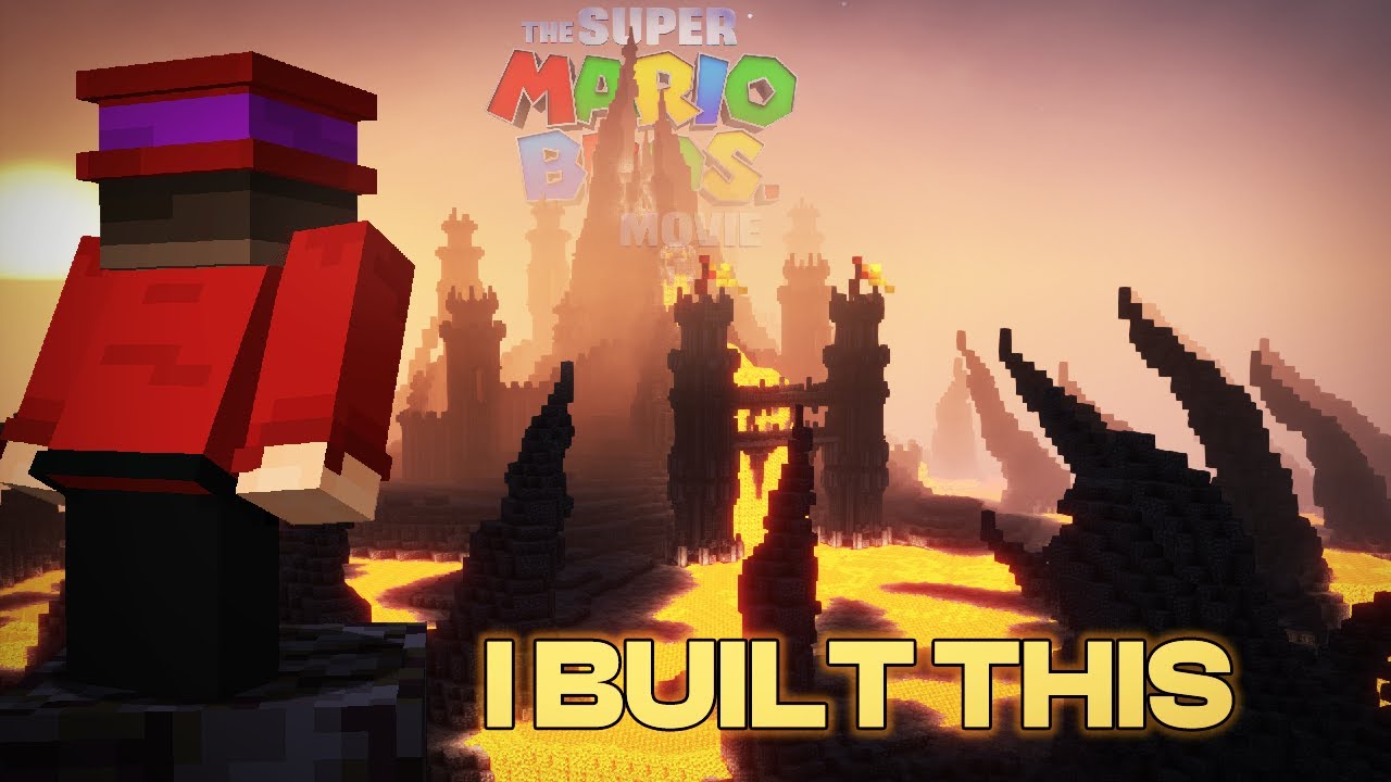 I Built Bowser's Island in Minecraft... - YouTube