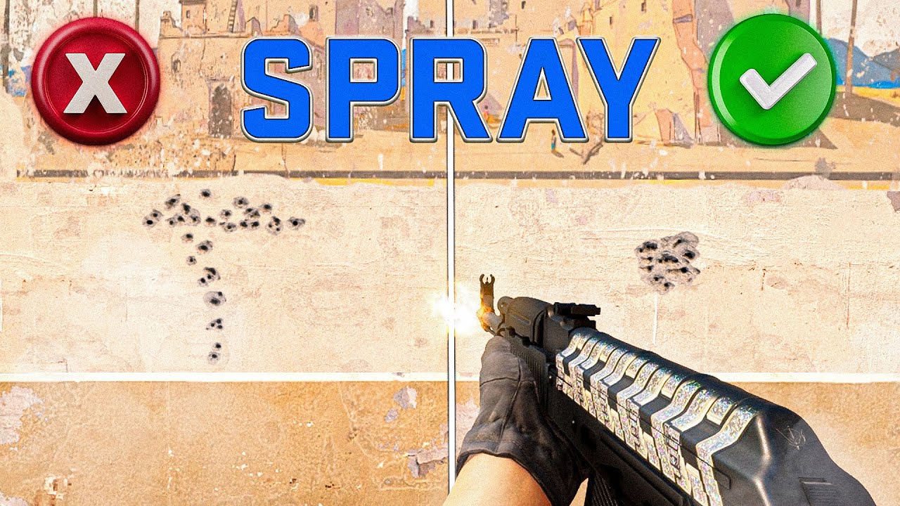 COMO MELHORAR SEU SPRAY e FICAR BOM no CS2 / Dicas para AUMENTAR sua PRECISÃO no CS / RECOIL ...