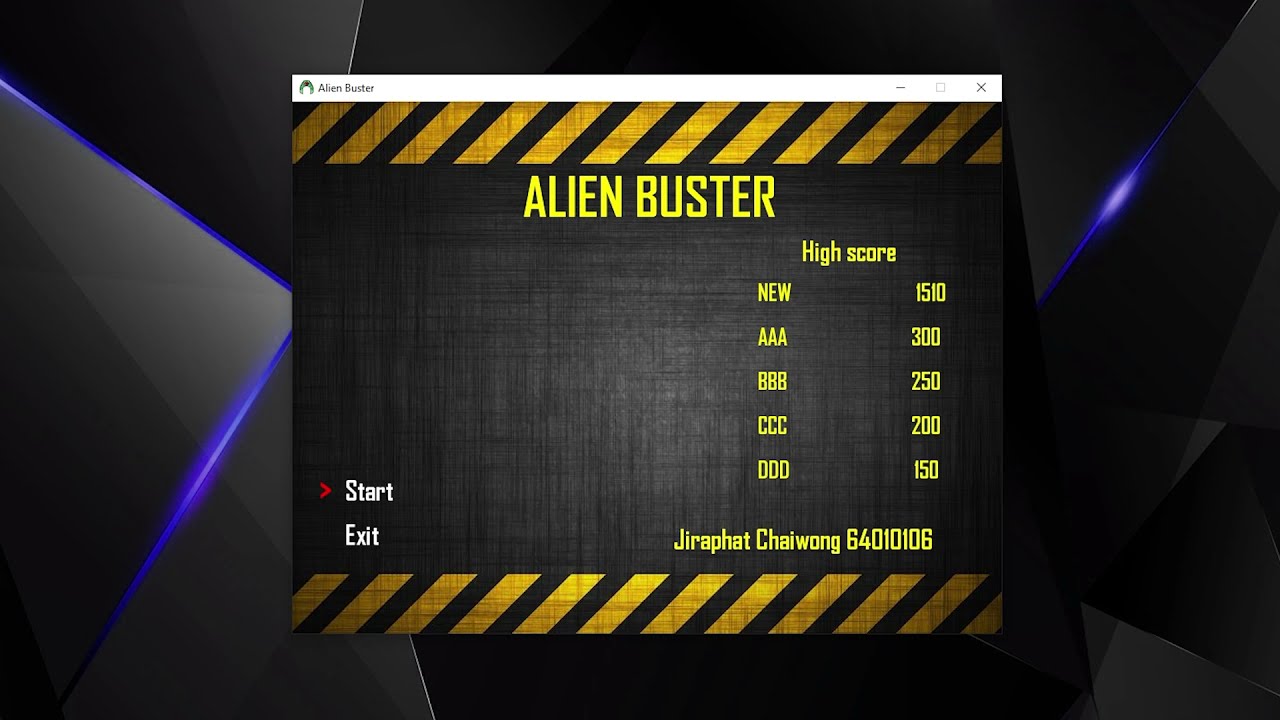 Game Development | ALIEN BUSTER by 64010106 - YouTube
