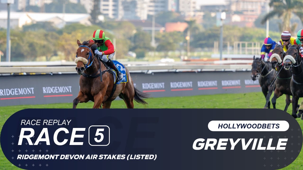 20250607 Hollywoodbets Greyville Race 5 won by QUICKSTEPGAL - YouTube