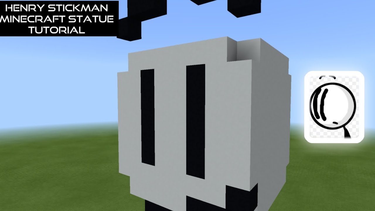 Henry Stickman Minecraft Statue Tutorial (Henry Stickman Collection ...