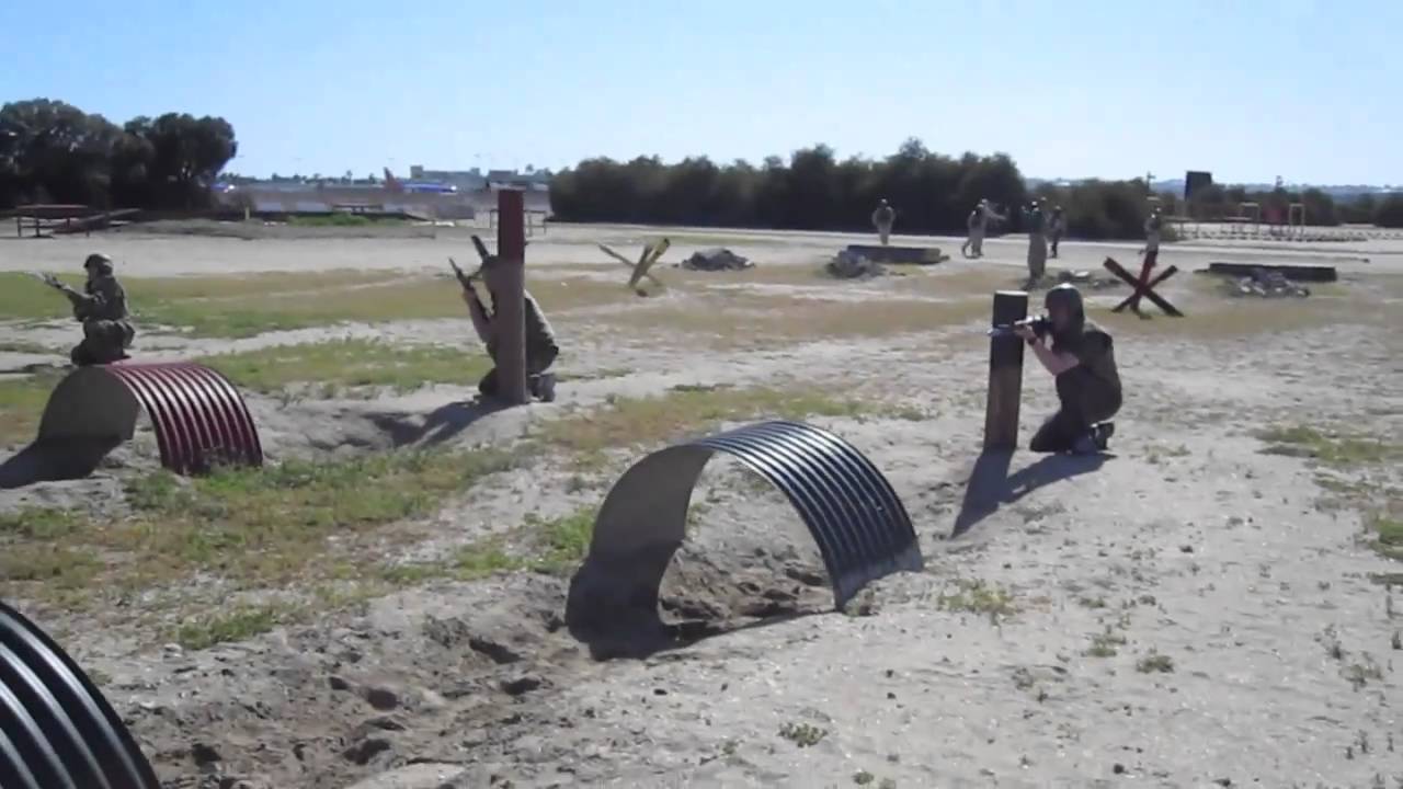 Bayonet Assault Course at Boot Camp - YouTube